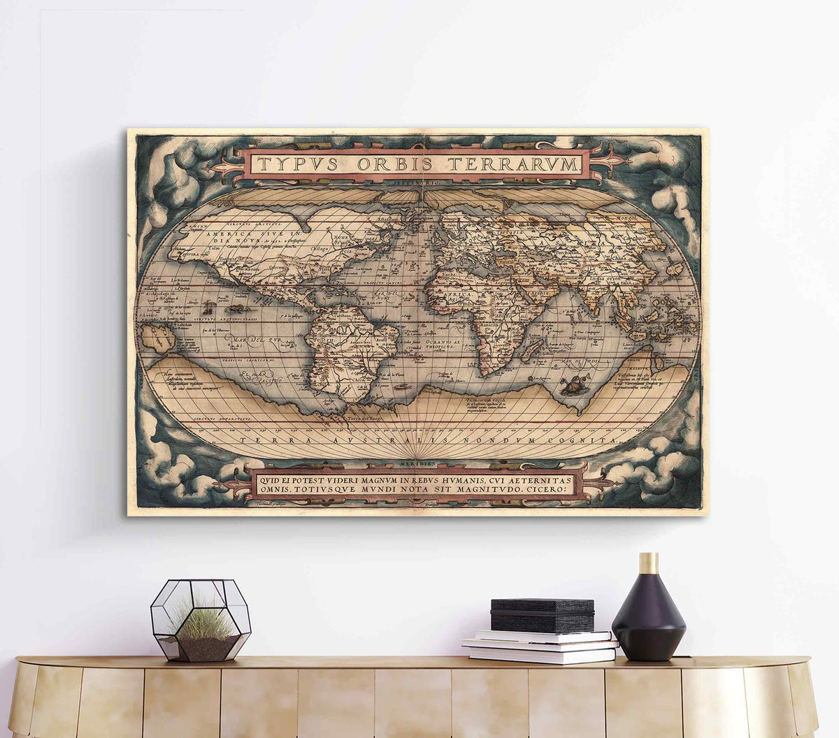 Antique World Map, Old World Map, Digital Map Print, Vintage Map, Vint ...